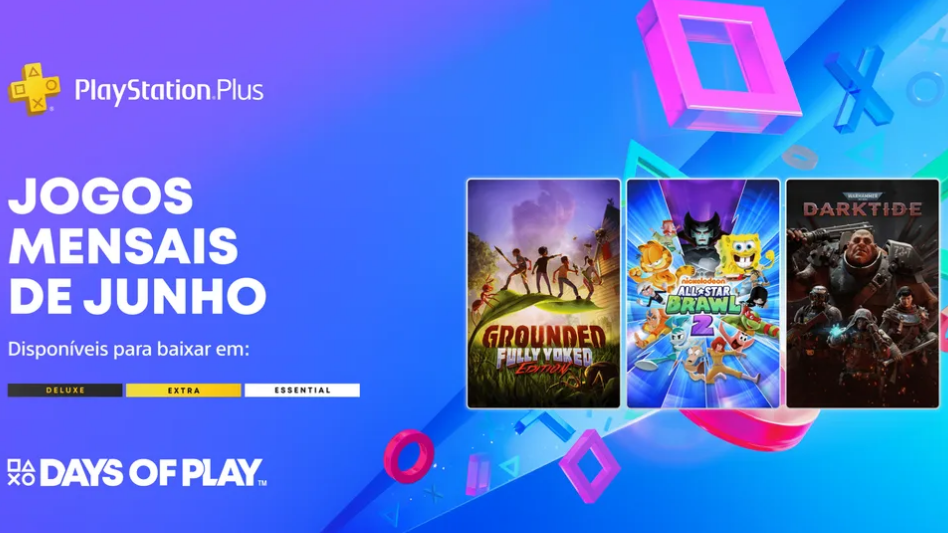 Jogos do PlayStation Plus de junho trazem Grounded e Darktide